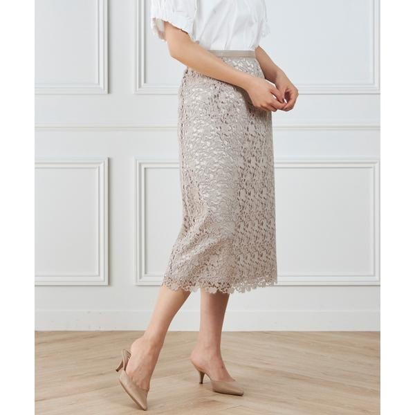 セブンアイディコンセプト（7ID concept）/レースセミタイトスカート