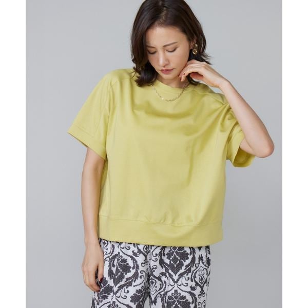 セブンアイディコンセプト（7ID concept）/《大きいサイズ》ヨーク切替ハイネックプルオーバー