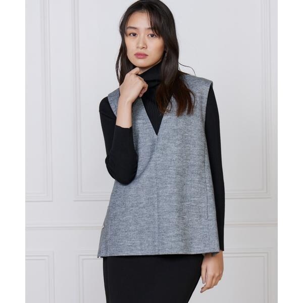 セブンアイディコンセプト（7ID concept）/《大きいサイズ》Vネックプルオーバージレ