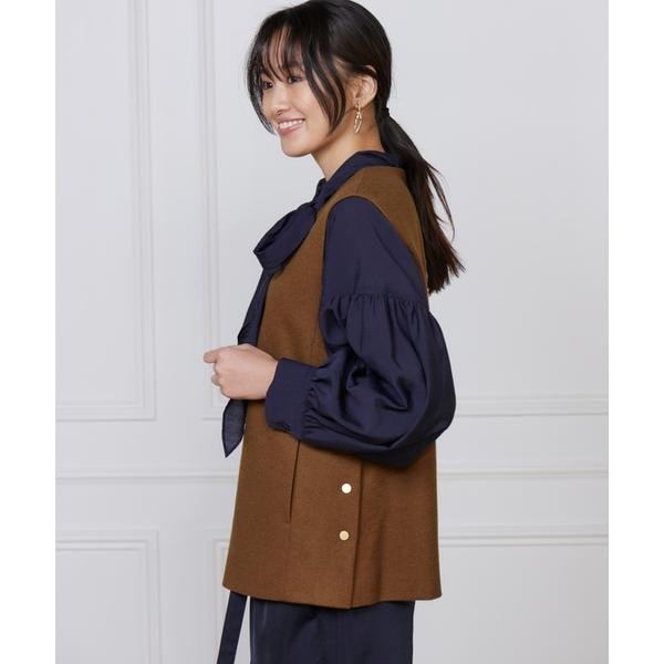 セブンアイディコンセプト（7ID concept）/《大きいサイズ》Vネックプルオーバージレ