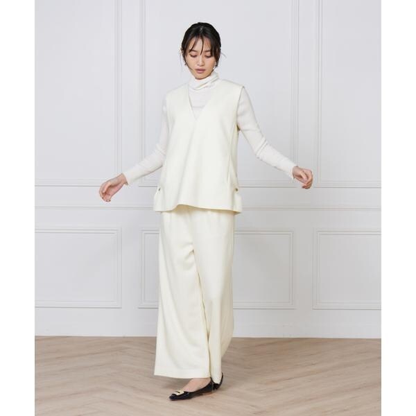 セブンアイディコンセプト（7ID concept）/《大きいサイズ》Vネックプルオーバージレ