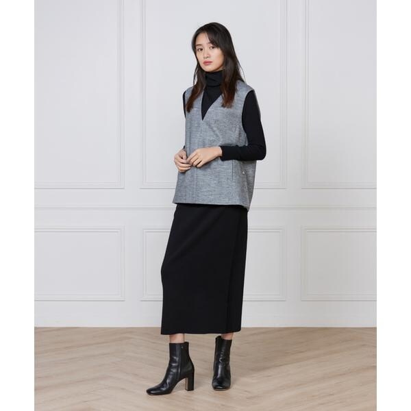 セブンアイディコンセプト（7ID concept）/《大きいサイズ》Vネックプルオーバージレ