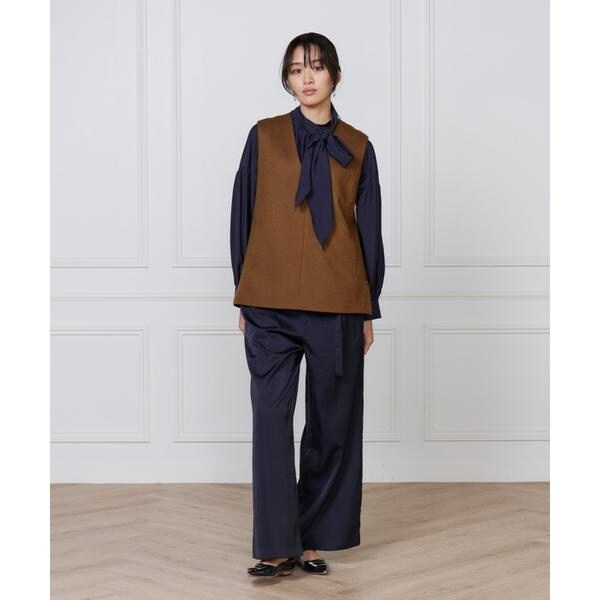 セブンアイディコンセプト（7ID concept）/《大きいサイズ》Vネックプルオーバージレ