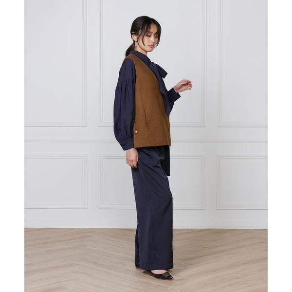 セブンアイディコンセプト（7ID concept）/《大きいサイズ》Vネックプルオーバージレ