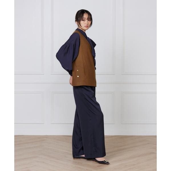 セブンアイディコンセプト（7ID concept）/《大きいサイズ》Vネックプルオーバージレ