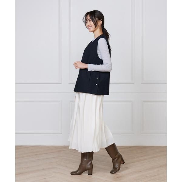 セブンアイディコンセプト（7ID concept）/《大きいサイズ》Vネックプルオーバージレ