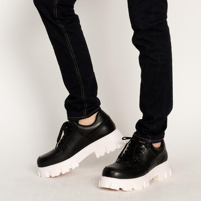 エンデヴァイス（endevice）/ハイソール レザー ロートップスニーカー