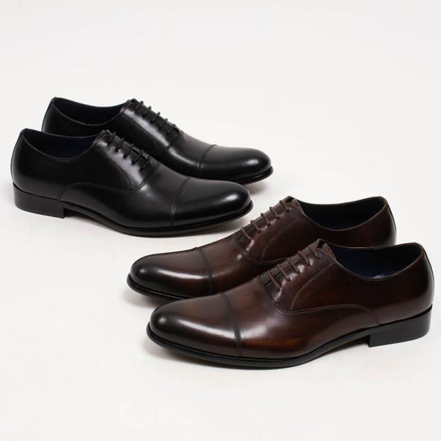 ルシウス（LUCIUS）/ストレートチップ レザー ドレスシューズ / 外羽根