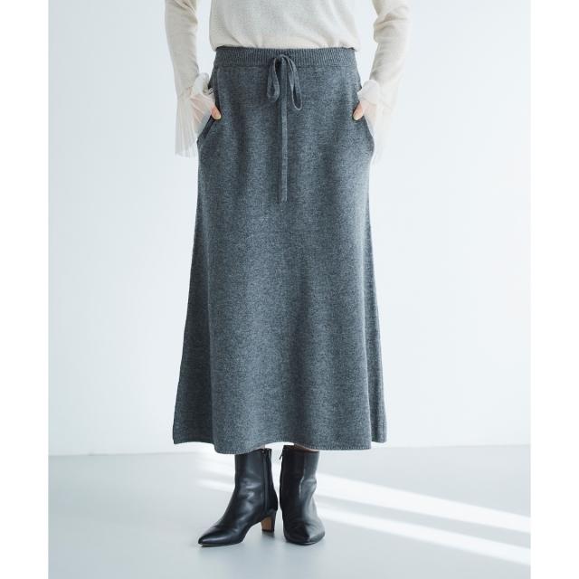 ルクールブラン（le．coeur blanc）/ニットロングスカート