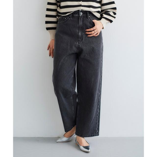 ルクールブラン（le．coeur blanc）/カーブラインデニムパンツ