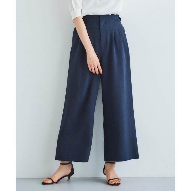 ルクールブラン（le．coeur blanc）/《セットアップ対応》タンブラーブッチャータックワイドパンツ