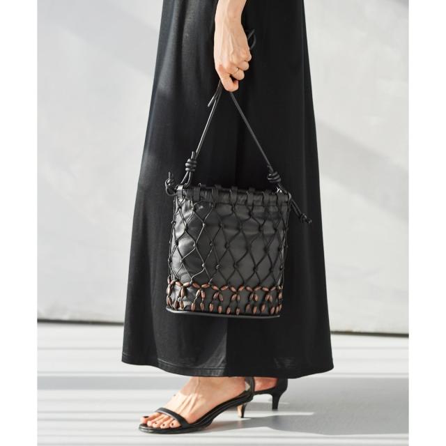 ルクールブラン（le．coeur blanc）/BAGMATI レザー×コードショルダー