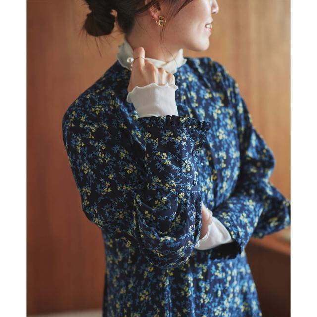 ルクールブラン（le．coeur blanc）/IPEKERフリルネックワンピース