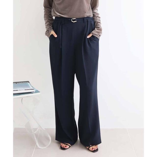 ルクールブラン（le．coeur blanc）/カルゼワッシャーベルテットパンツ