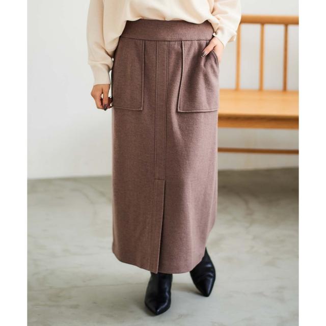 ルクールブラン（le．coeur blanc）/ブークレポケットスカート