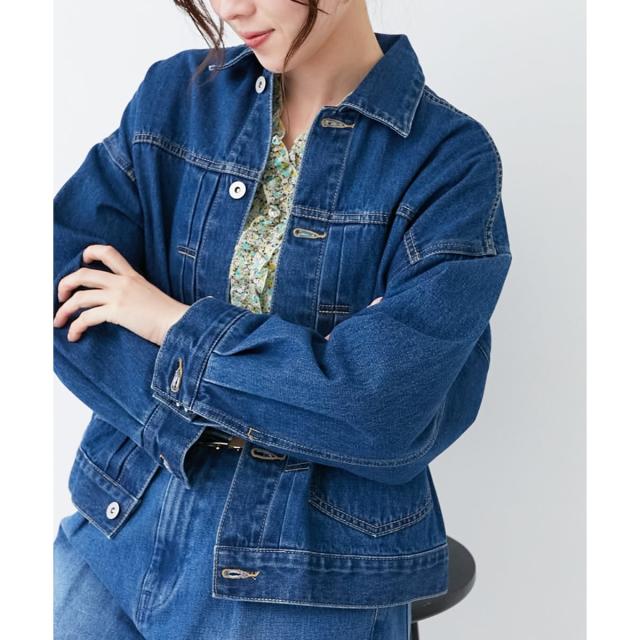 ルクールブラン（le．coeur blanc）/ソフトデニムジャケット