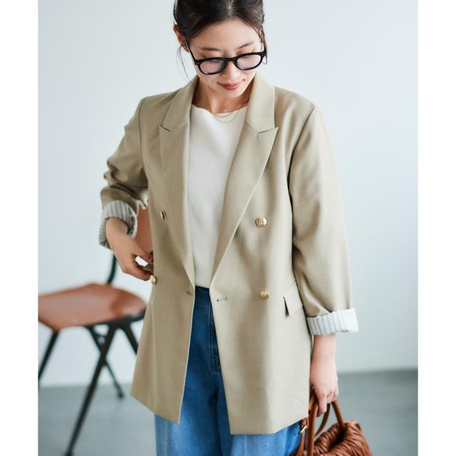 ルクールブラン（le．coeur blanc）/ダブルブレストジャケット