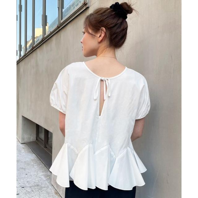 ルクールブラン（le．coeur blanc）/TORRAZZO DONNA裾フレアートップス