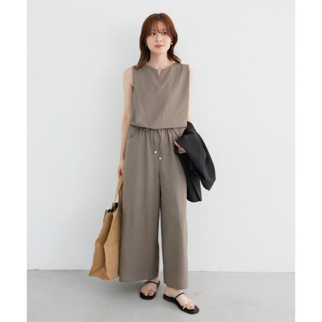 ルクールブラン（le．coeur blanc）/リネンライクオールインワン