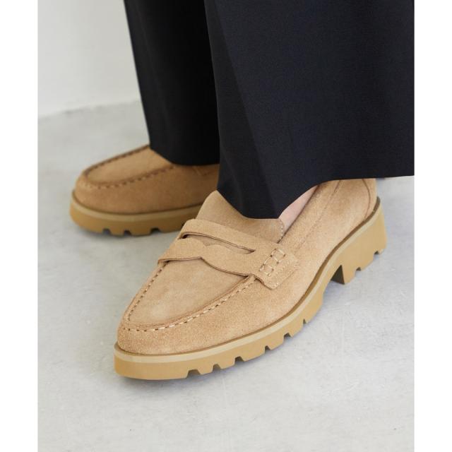 ルクールブラン（le．coeur blanc）/ARTESANOS スエードローファー