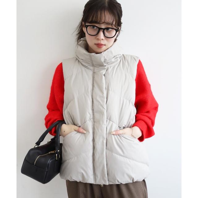 ルクールブラン（le．coeur blanc）/《WEB限定アイテム》ボリュームダウンベスト