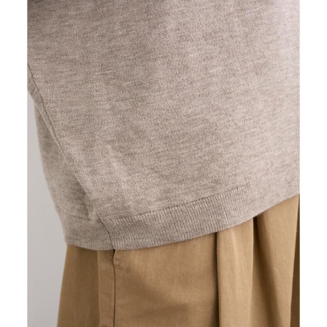 ルクールブラン（le．coeur blanc）/《手洗い可能》スター刺繍ニットプルオーバー