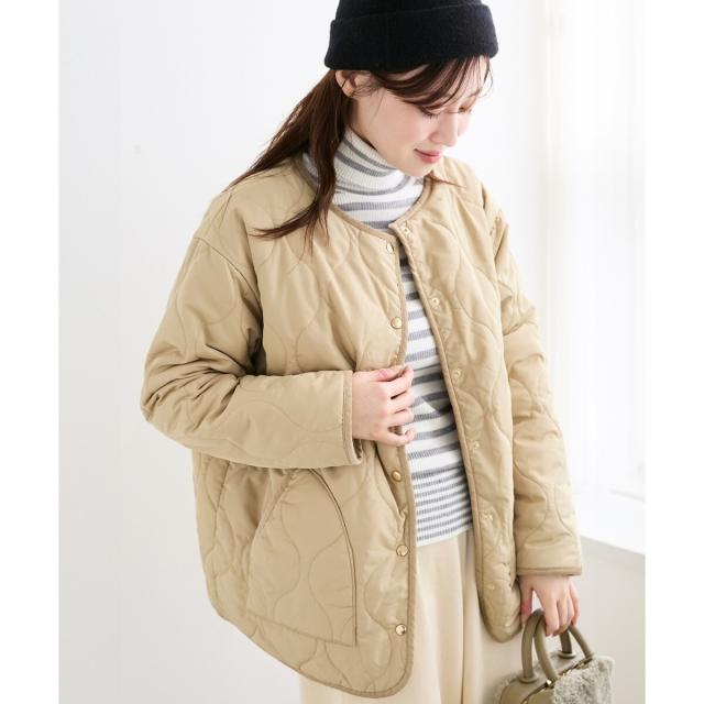 ルクールブラン（le．coeur blanc）/《WEB・一部店舗限定》AL リバーシブルキルティングブルゾン