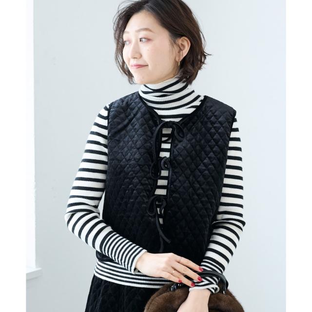 ルクールブラン（le．coeur blanc）/TORRAZZO DONNAキルトベロアジャケット