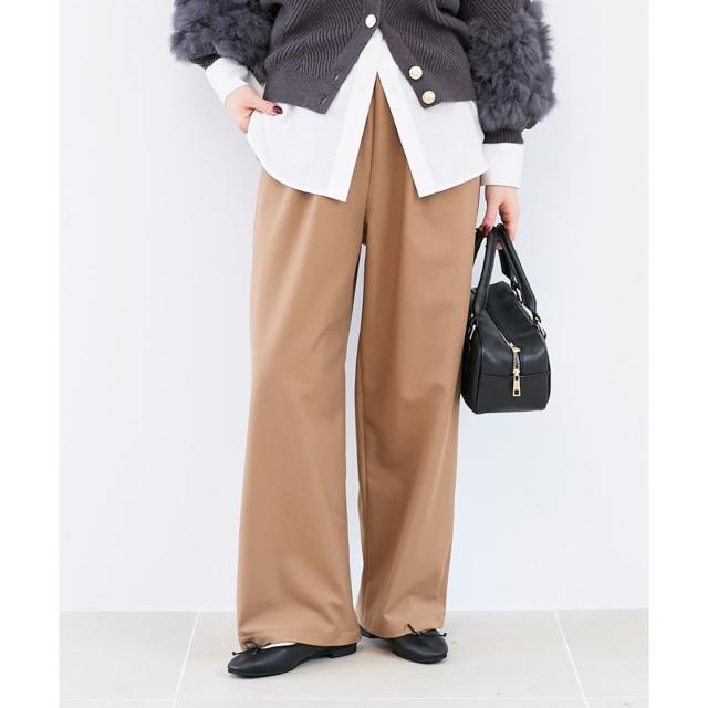 ルクールブラン（le．coeur blanc）/ストレッチ裏起毛イージーパンツ