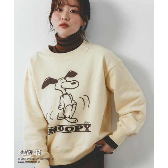 ルクールブラン（le．coeur blanc）/【PEANUTS】ヴィンテージライクスウェット
