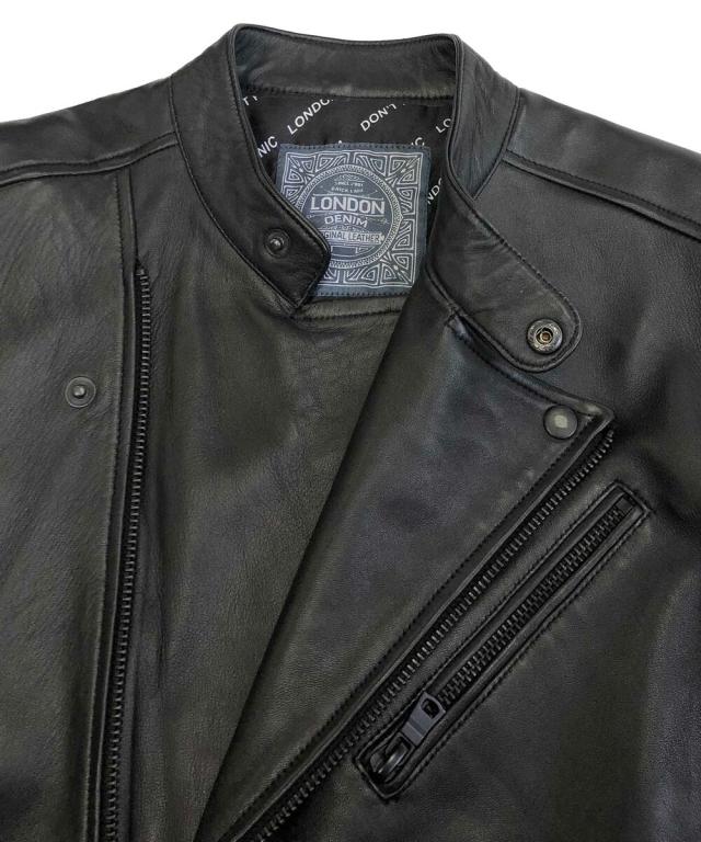 ロンドンデニム/【LondonDenim】Lamb Leather/シングルライダース