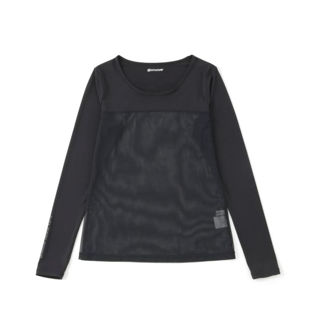 ジュン＆ロぺ（JUN&ROPE’）/【UVカット】【速乾】クールコアUVメッシュ切替ラウンドプルオーバー