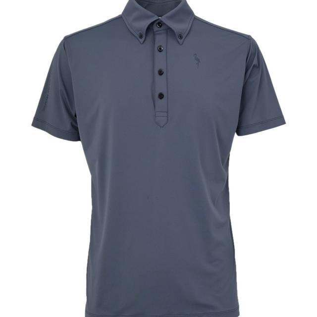 ジュン＆ロぺ（JUN&ROPE’）/【速乾】【ストレッチ】【NOIR】ロメリーナナイロンジャージボタンダウンシャツ