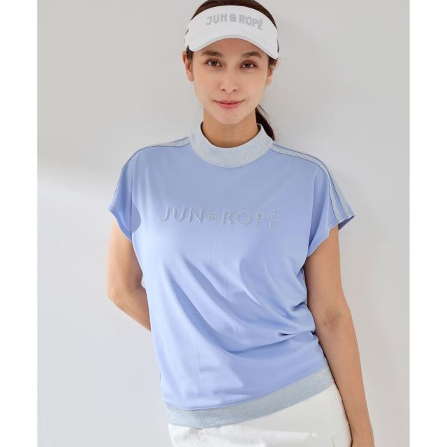 ジュン＆ロぺ（JUN&ROPE’）/【接触冷感】【吸水速乾】フロントロゴラメコンビプルオーバー