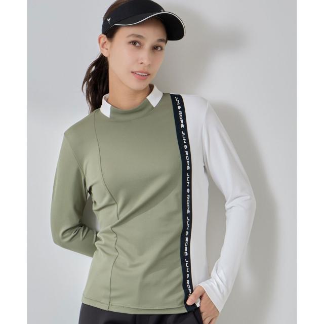 ジュン＆ロぺ（JUN&ROPE’）/ベアスムース 配色ラインプルオーバー