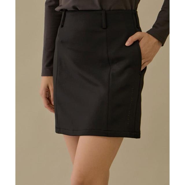 ジュン＆ロぺ（JUN&ROPE’）/【NOIR】【セットアップ対応】ダンボール ハイウエストスカート