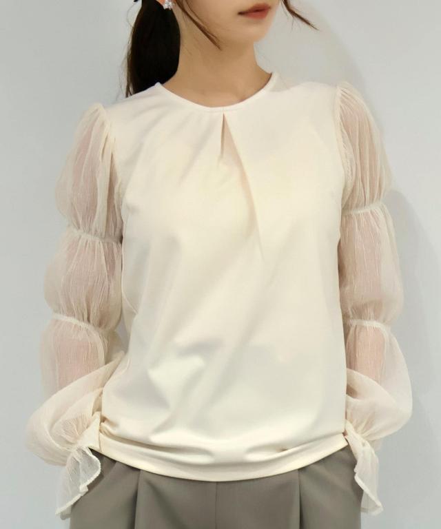 セゾン ド パピヨン（SAISON DE PAPILLON）/シアードッキングカットソープルオーバー