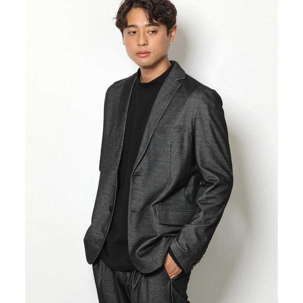 アー・ヴェ・ヴェ（a．v．v）/【通年着用OK】スマートインレイニットシェイプジャケット(セットアップ可）