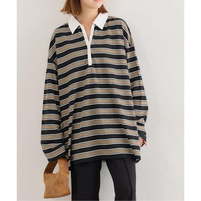 ユー バイ スピック＆スパン（U by SPICK&SPAN）/オーバーサイズポロシャツ