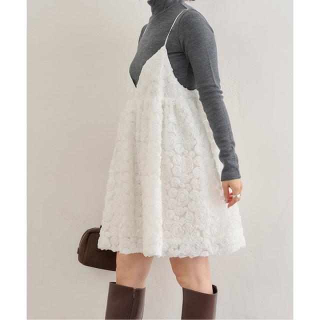 ユー バイ スピック＆スパン（U by SPICK&SPAN）/バラモチーフキャミワンピース