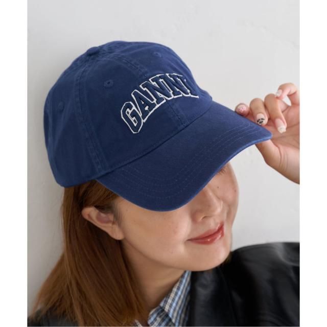 ユー バイ スピック＆スパン（U by SPICK&SPAN）/GANNI/ガニー Washed Cotton Canvas Cap Emb