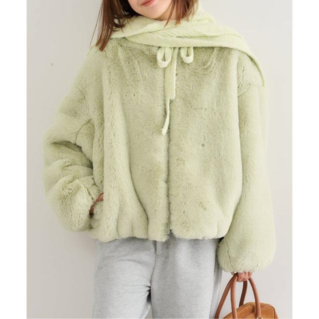 ユー バイ スピック＆スパン（U by SPICK&SPAN）/フェイクファージップブルゾン