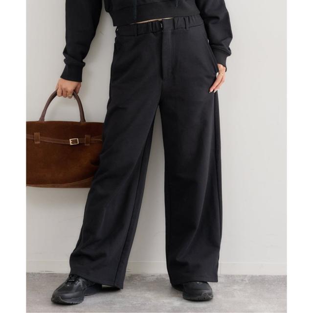 ユー バイ スピック＆スパン（U by SPICK&SPAN）/フロントジップスウェットパンツ