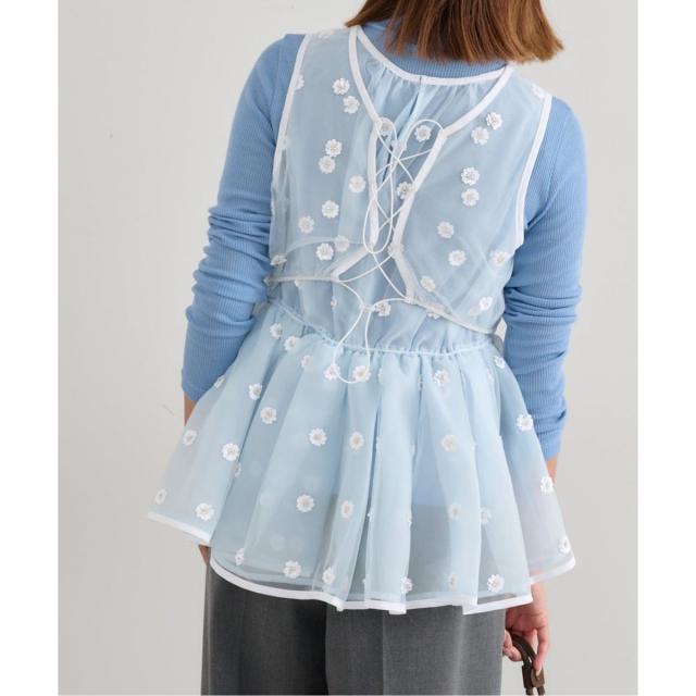 ユー バイ スピック＆スパン（U by SPICK&SPAN）/フラワースパンコールブラウス