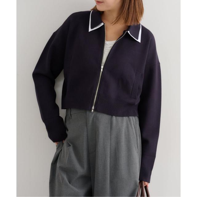 ユー バイ スピック＆スパン（U by SPICK&SPAN）/ダブルカラーニットカーデ