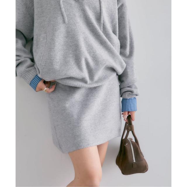 ユー バイ スピック＆スパン（U by SPICK&SPAN）/FLUFFYニットミニスカート