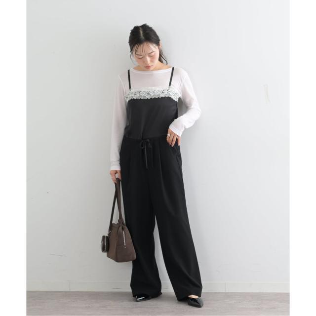 ユー バイ スピック＆スパン（U by SPICK&SPAN）/《予約》レースディティールロンパース