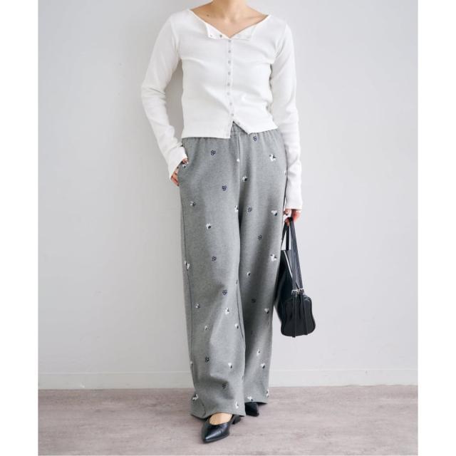 ユー バイ スピック＆スパン（U by SPICK&SPAN）/《予約》ルーズストレートシシュウスウェットパンツ