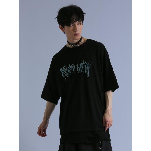 セマンティックデザイン（semantic design）/セマンティックデザイン×PSYCHONATION 半袖BIGTシャツ+タンク アンサンブル