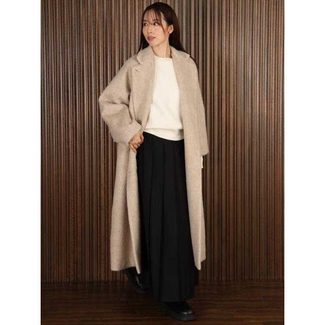 ドロー（DRAW）/ドロー 起毛 ダブル ロングコート （ユニセックス）